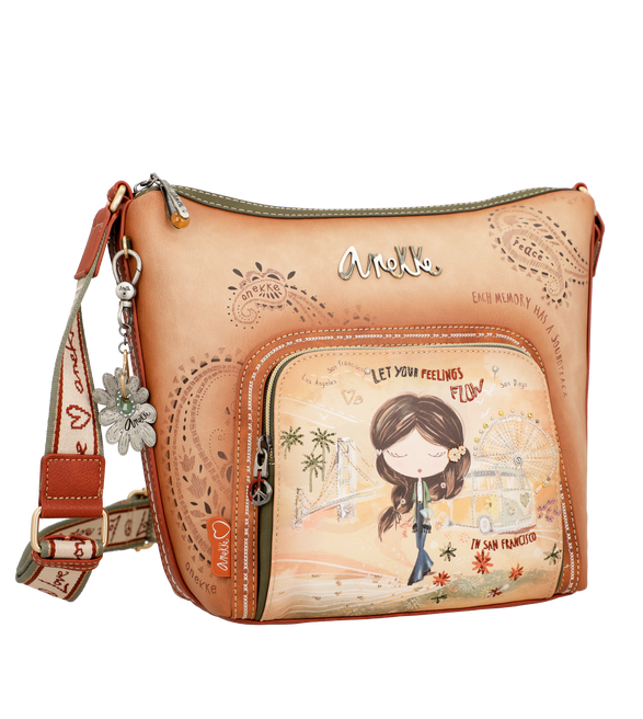 Torebka Anekke Peace & Love Camel | Torebki \ Na ramię Marki \ Anekke ...
